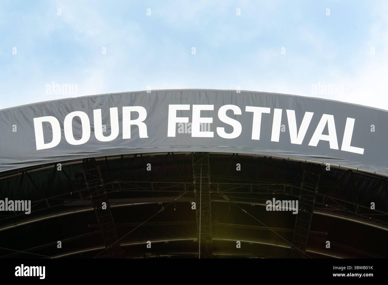 the first day of the Dour festival in Dour, on Wednesday 16 July 2025 ...