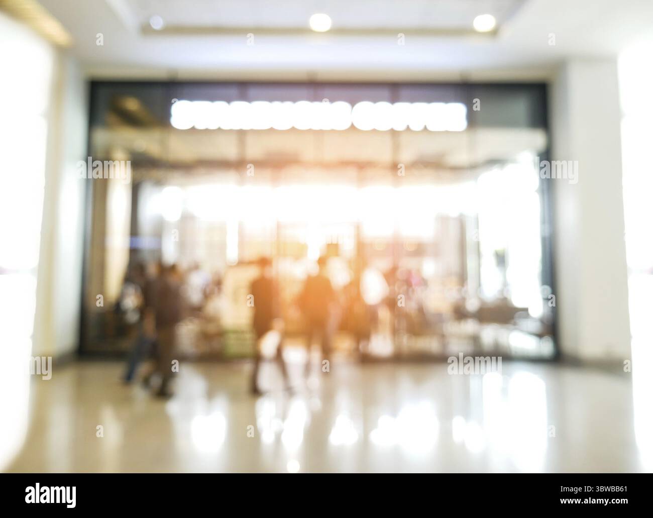 Blurry background of coffee shop and crowd people. Abstract and ...