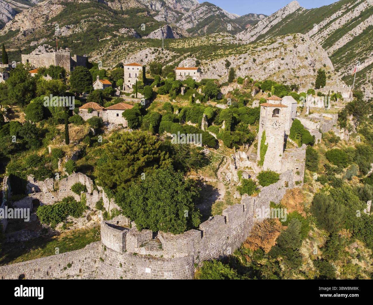 Stari Bar - ruined medieval city on Adriatic coast, Unesco World ...