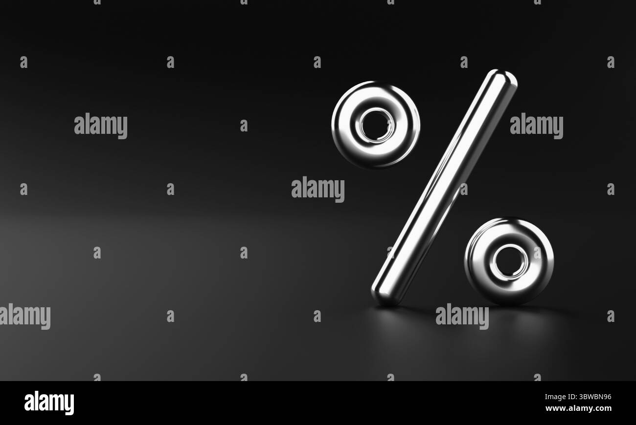 Percentage sign concept Black and White Stock Photos & Images - Alamy