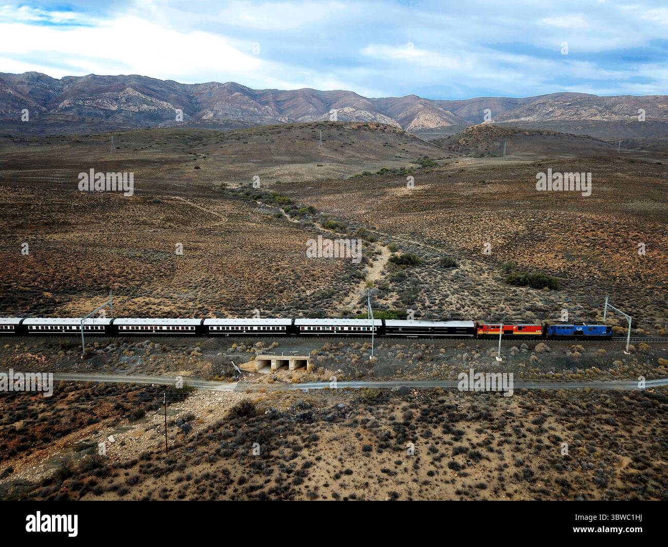 May 13, 2018, South Africa: The Rovos Rail luxury train travelling ...