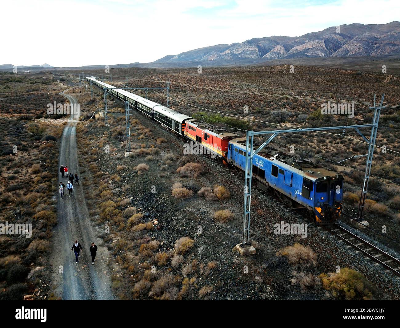 May 13, 2018, South Africa: The Rovos Rail luxury train travelling ...