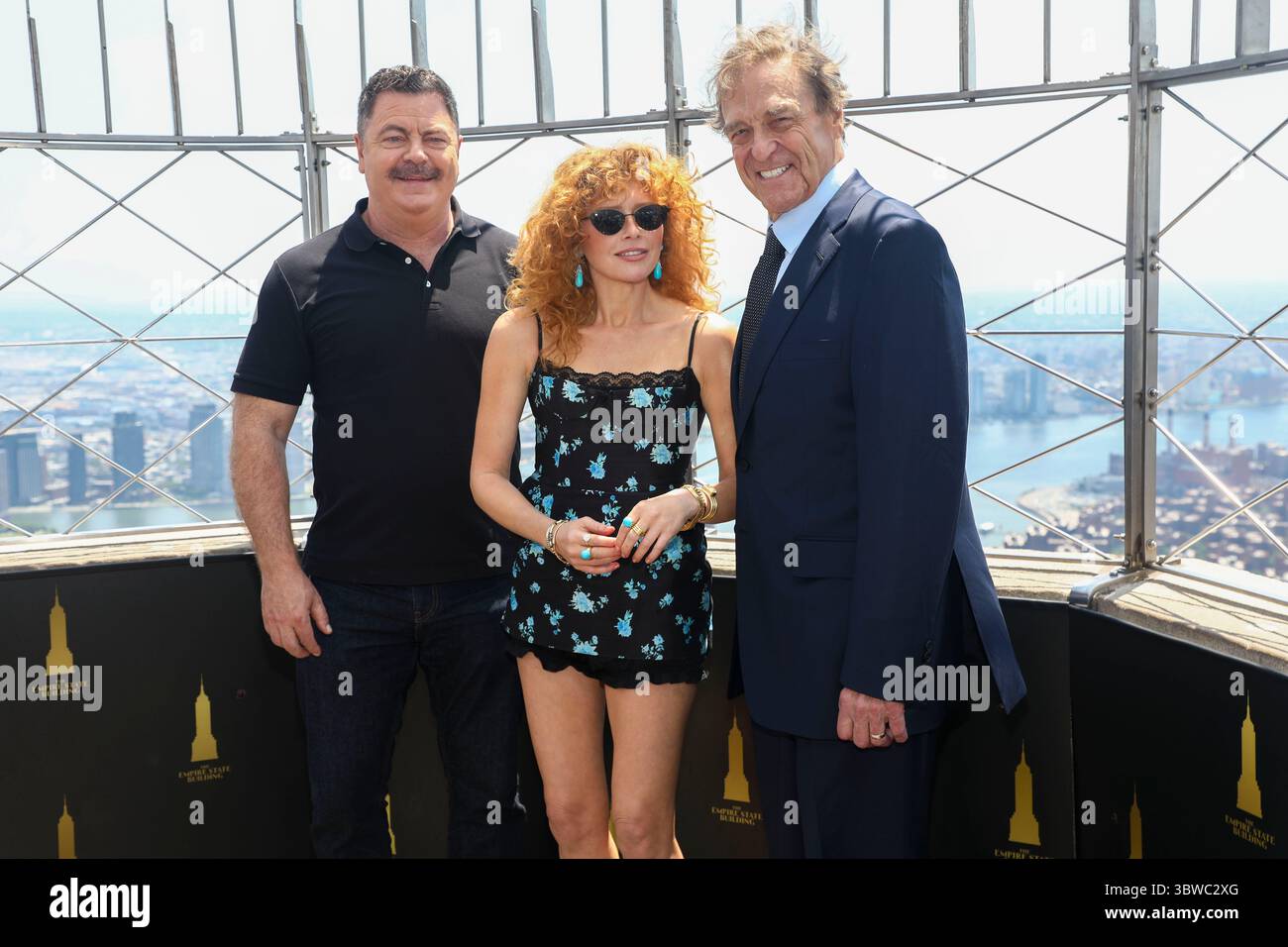 Actors Nick Offerman, from left, Natasha Lyonne and John Goodman from ...