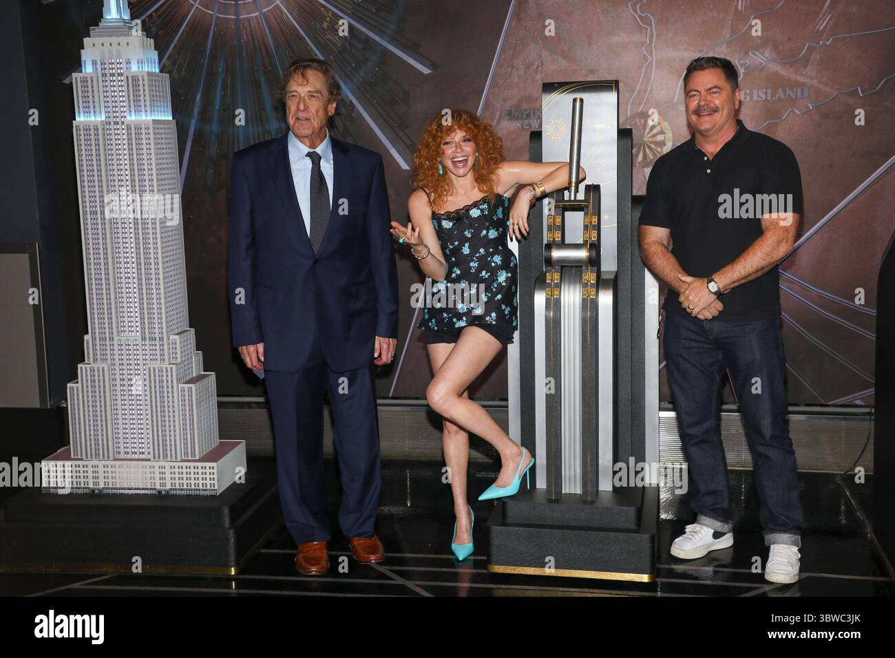 Actors John Goodman, from left, Natasha Lyonne and Nick Offerman from ...