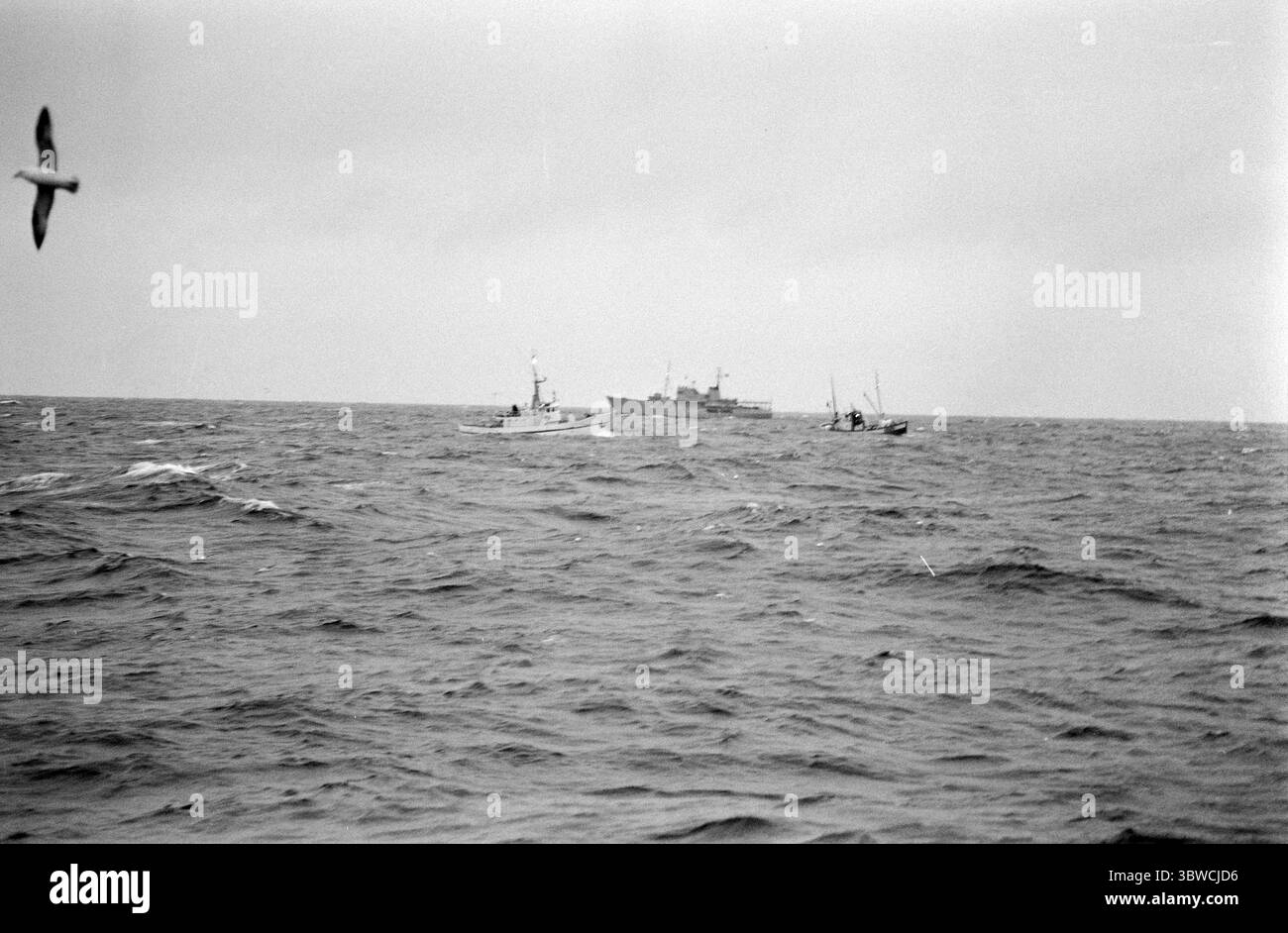 Factory trawler ship Black and White Stock Photos & Images - Alamy