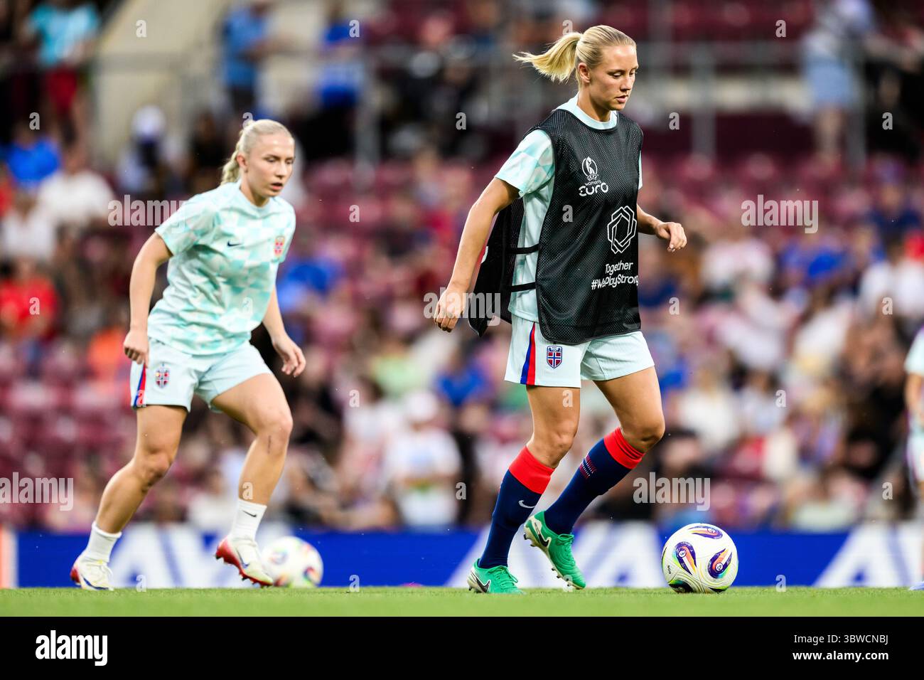 250716 Lisa Naalsund of Norway ahead of the UEFA Women's Euro 2025 ...