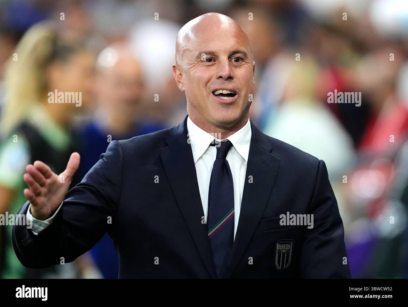 Italy head coach Andrea Soncin before the UEFA Women's Euro 2025 ...