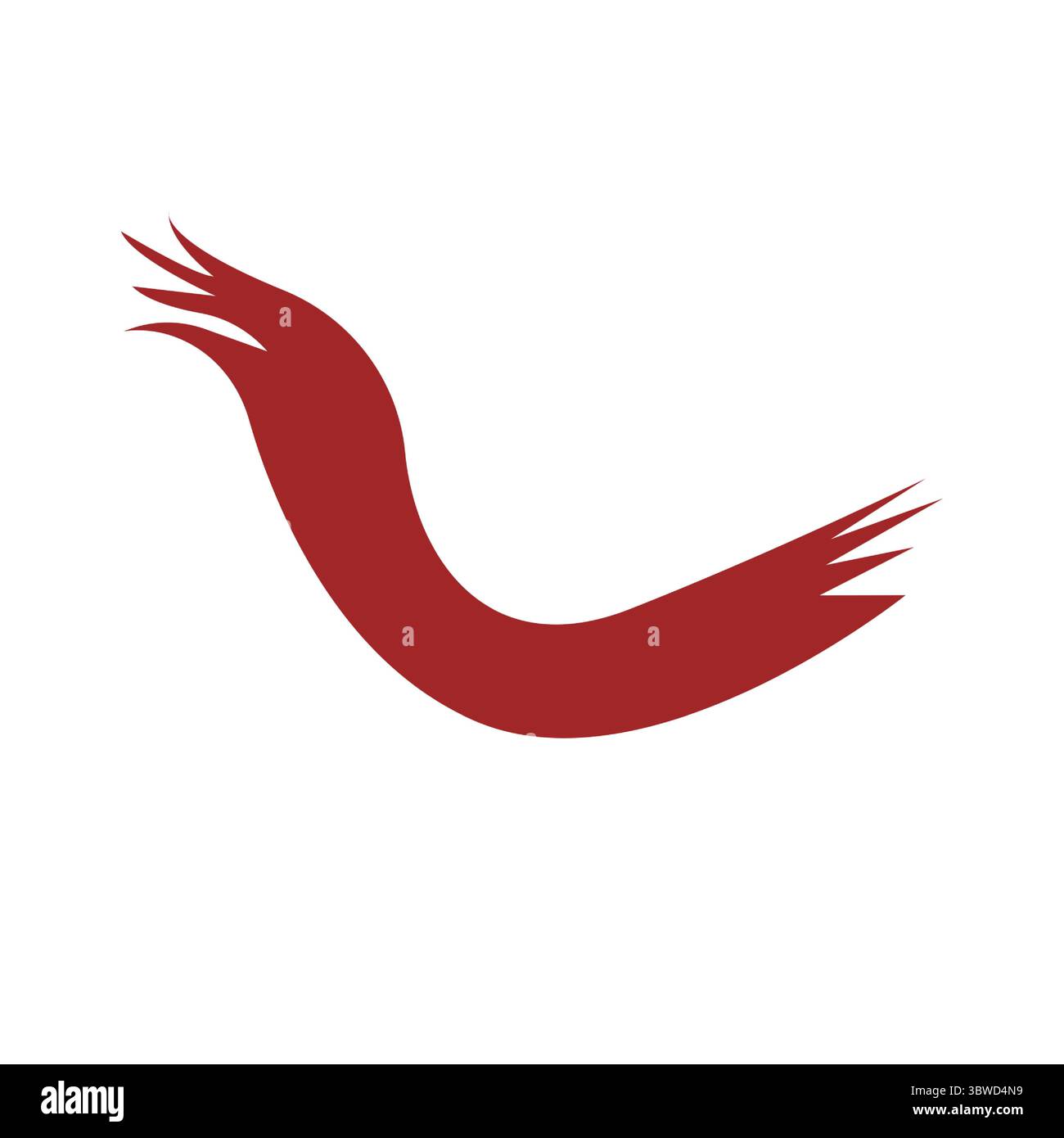 Red christmas scarf accessory Stock Vector Images - Alamy