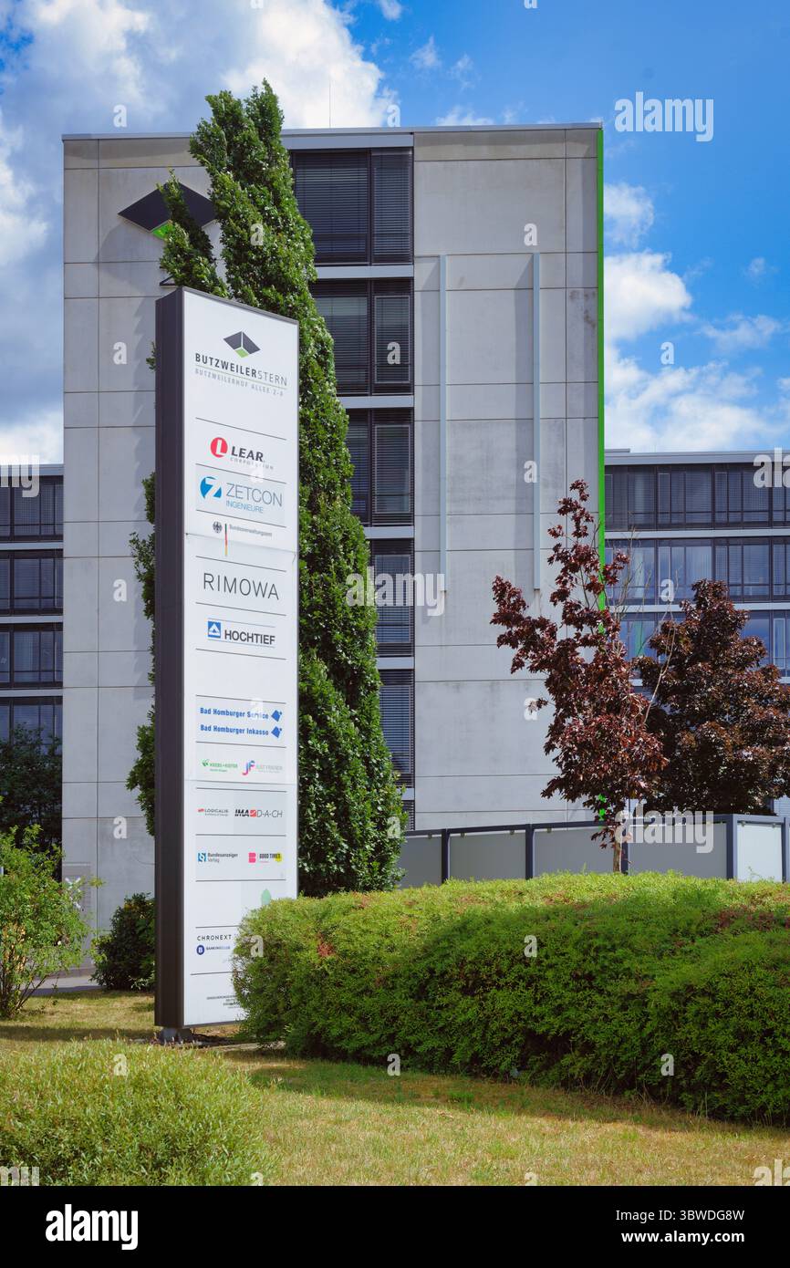 Cologne, German July 15 2025: the modern office building ...