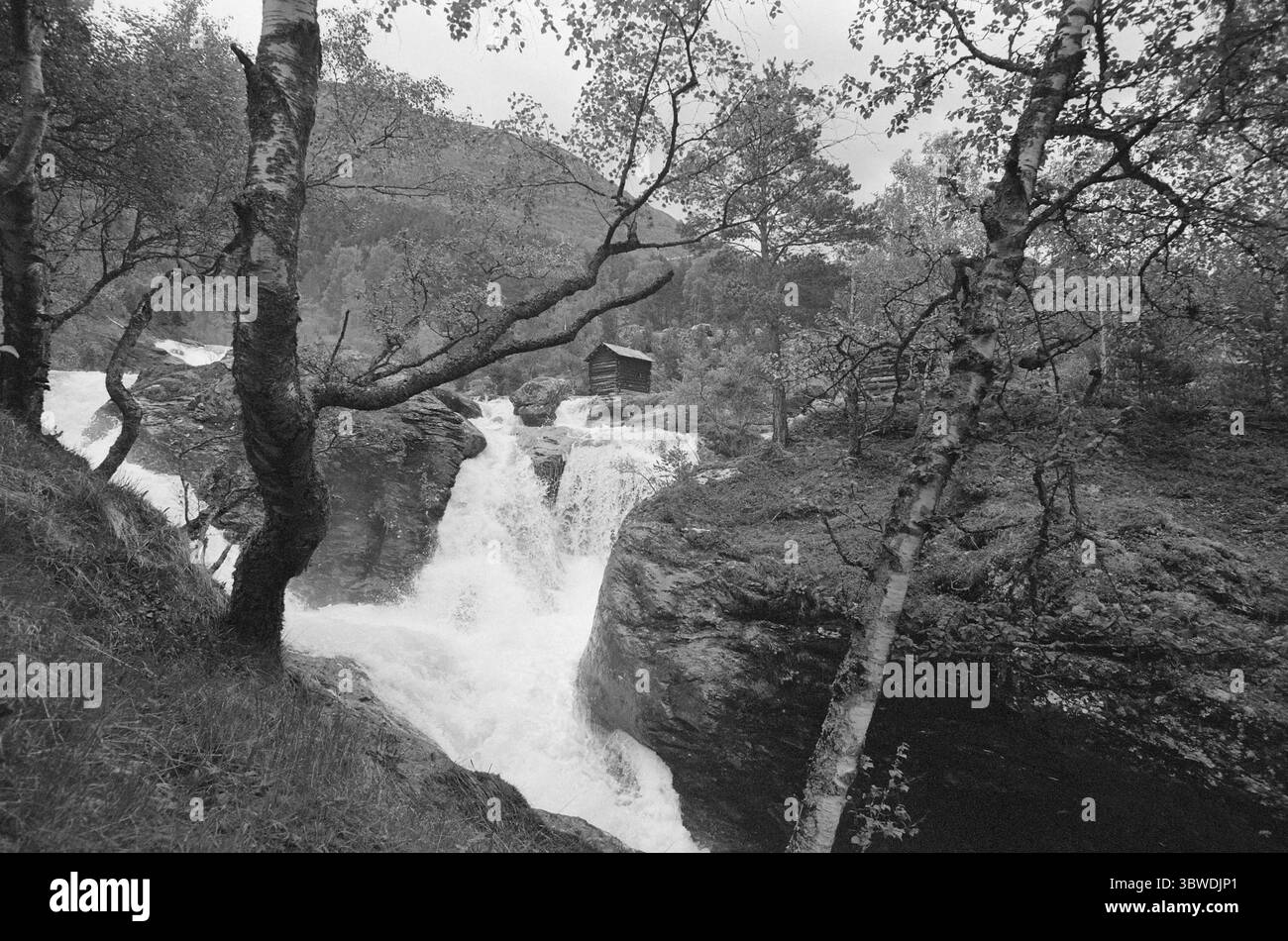 Current 26-6-1972 : Murder of a landscape. The Leineåni flows in steep ...