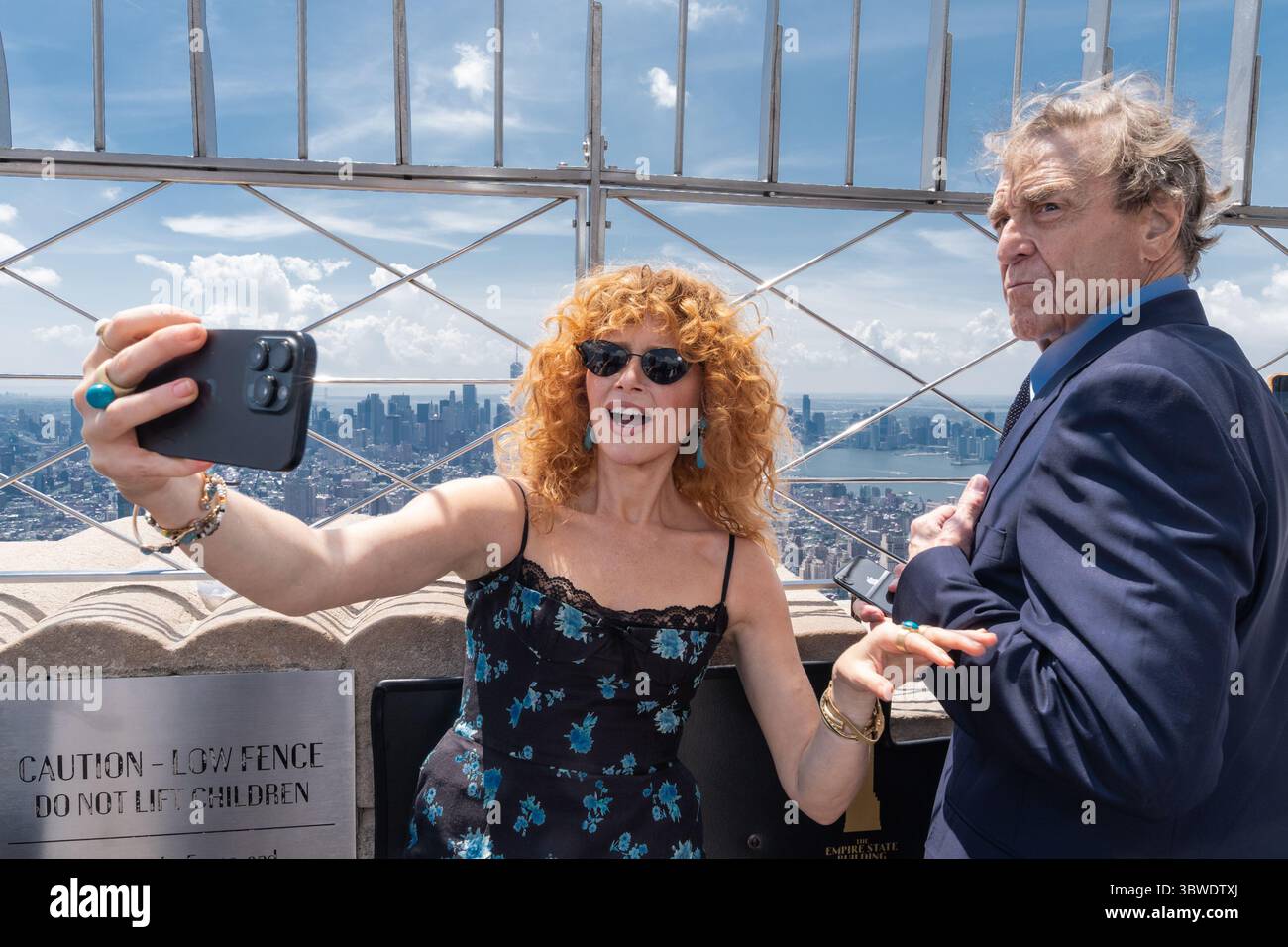 New York, NY, July 16, 2025: Natasha Lyonne and John Goodman visit for ...