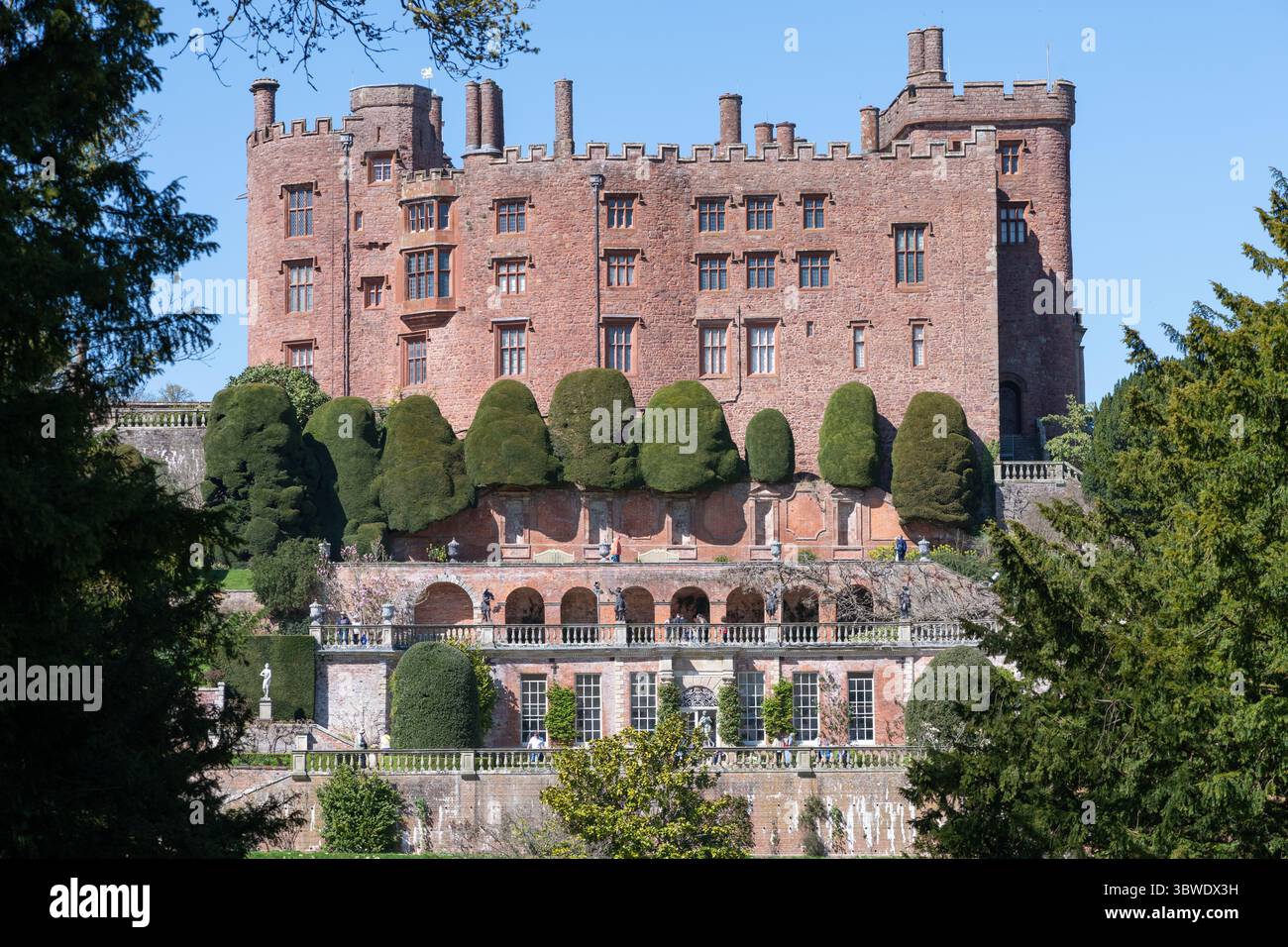 Powis castle.Powys.Wales.April 7th 2025.Photo of Powis castle in Wales ...