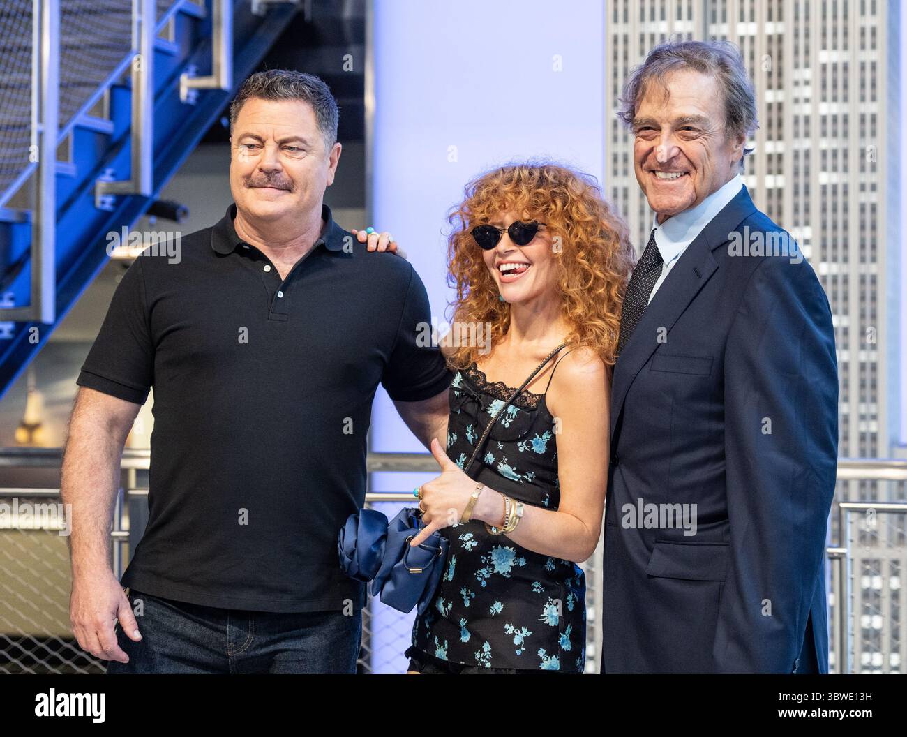 Nick Offerman, Natasha Lyonne, John Goodman visit for ceremonial ...