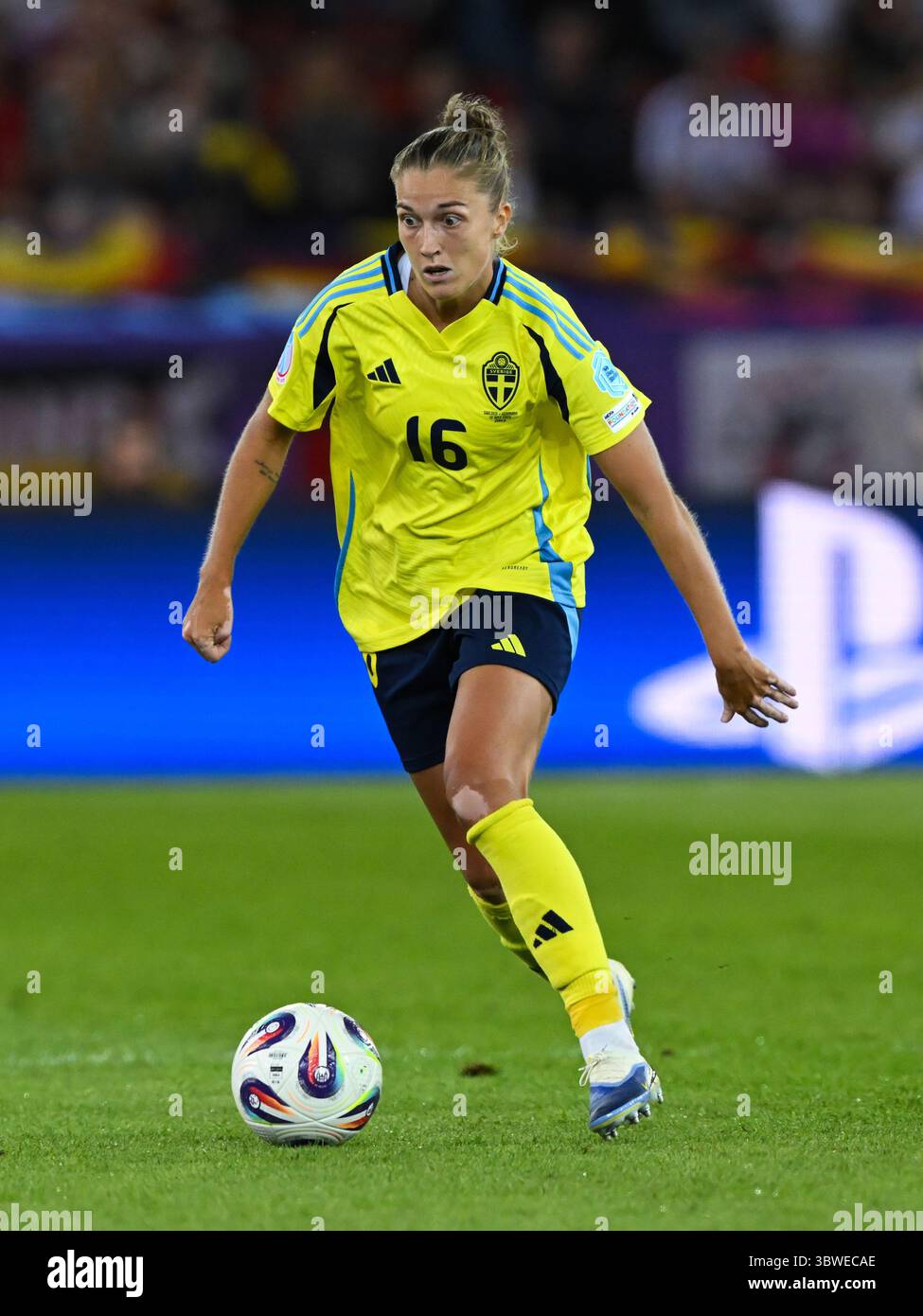 ZURICH - Filippa Angeldahl of Sweden during the European Championship ...