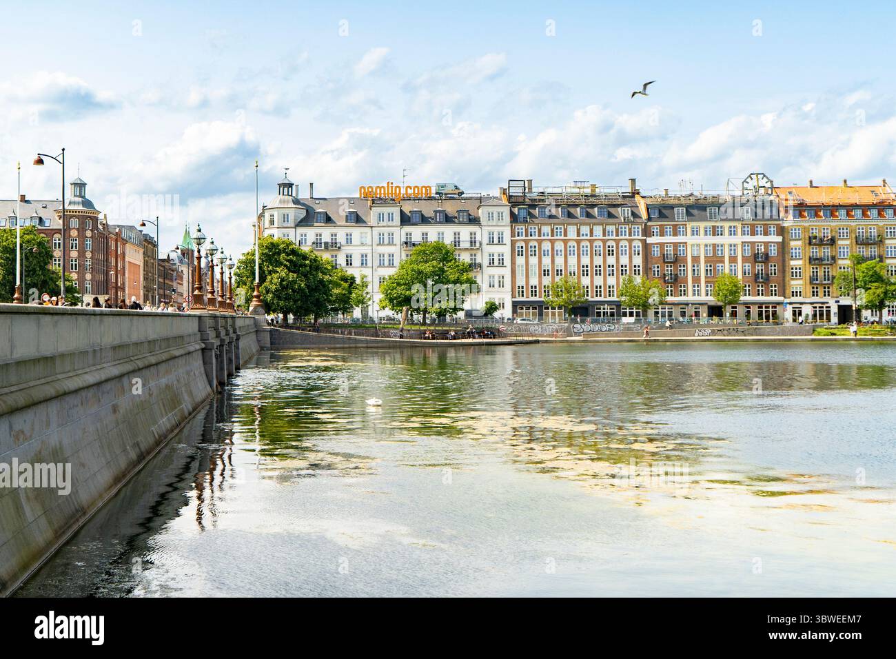 Iconic waterfront view across The Lakes Stock Photo - Alamy