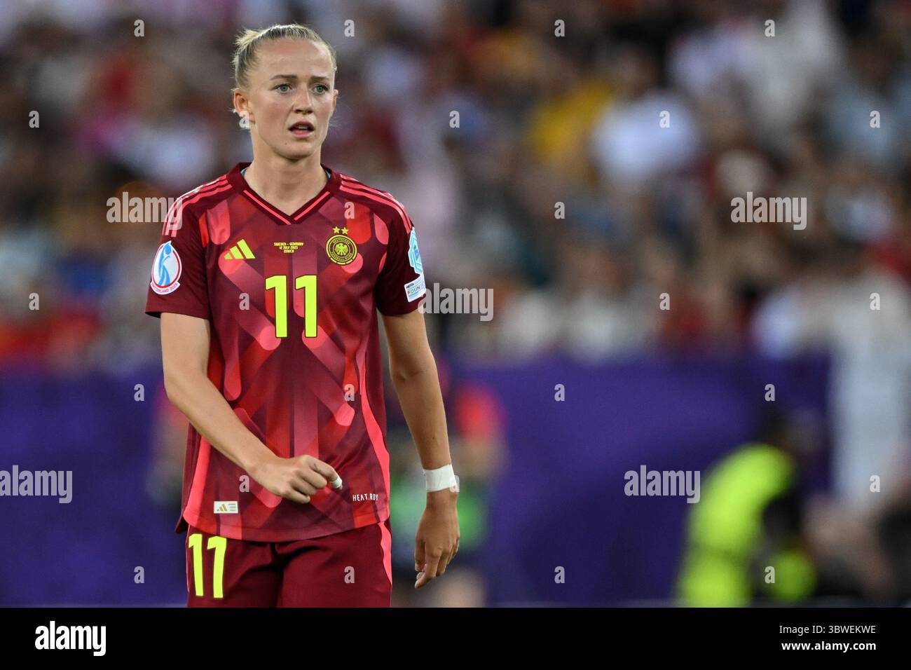ZURICH - Lea Schuller of Germany during the European Championship Group ...