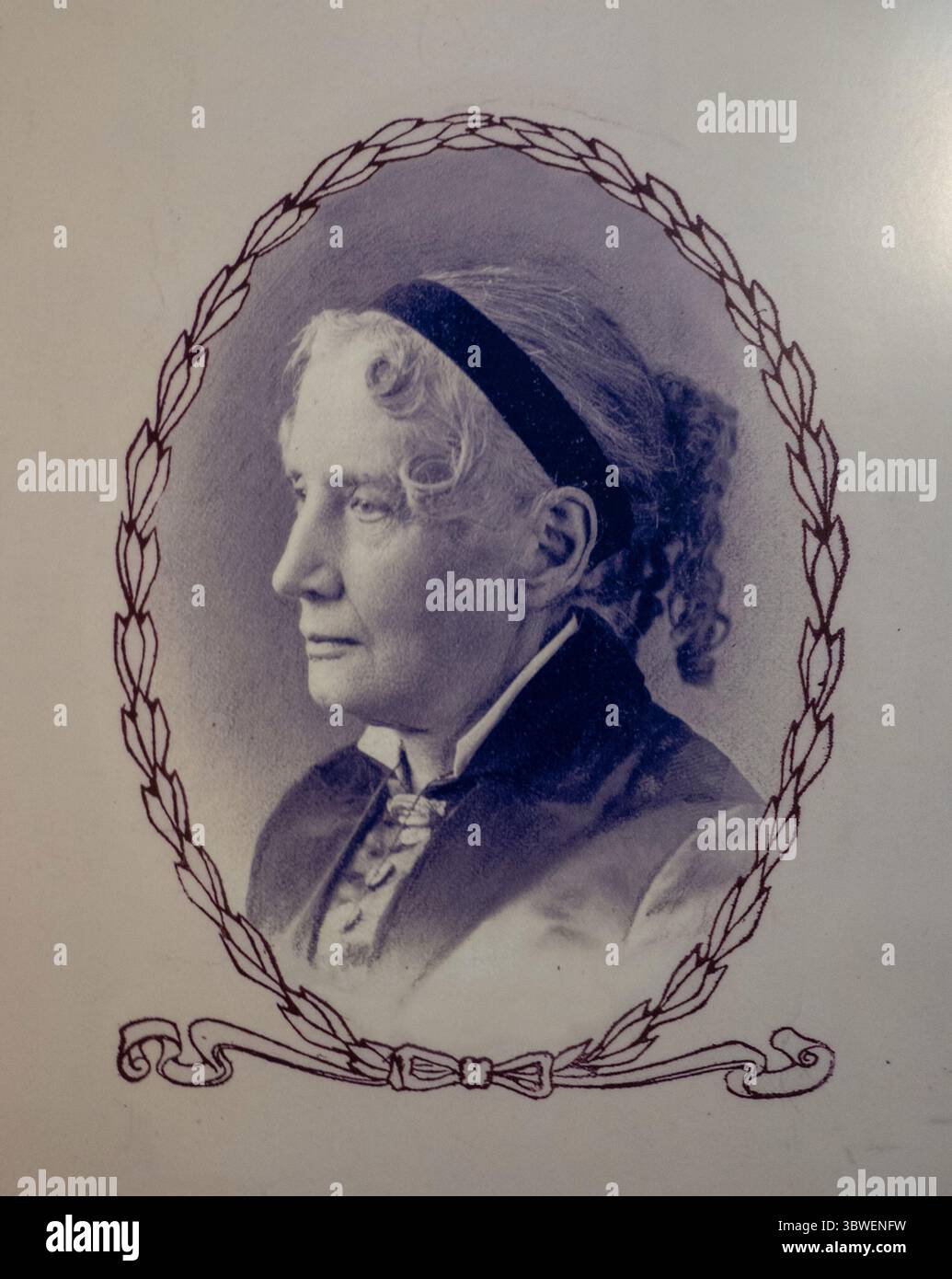 portrait of Harriet Beecher Stowe 1882 at age 71 Stock Photo - Alamy