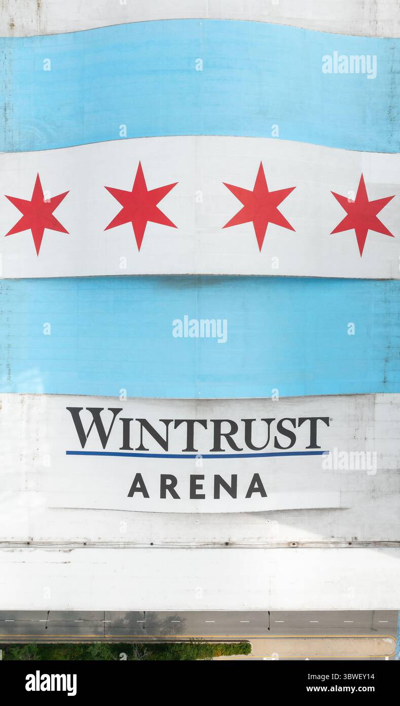 Aerial view of Wintrust Arena, which is across from the McCormick Place ...
