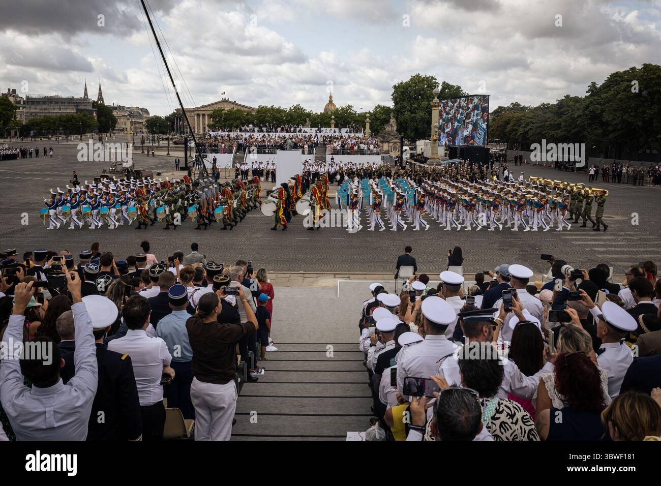 Indonesian army parade during the Bastille Day Military Parade at the ...