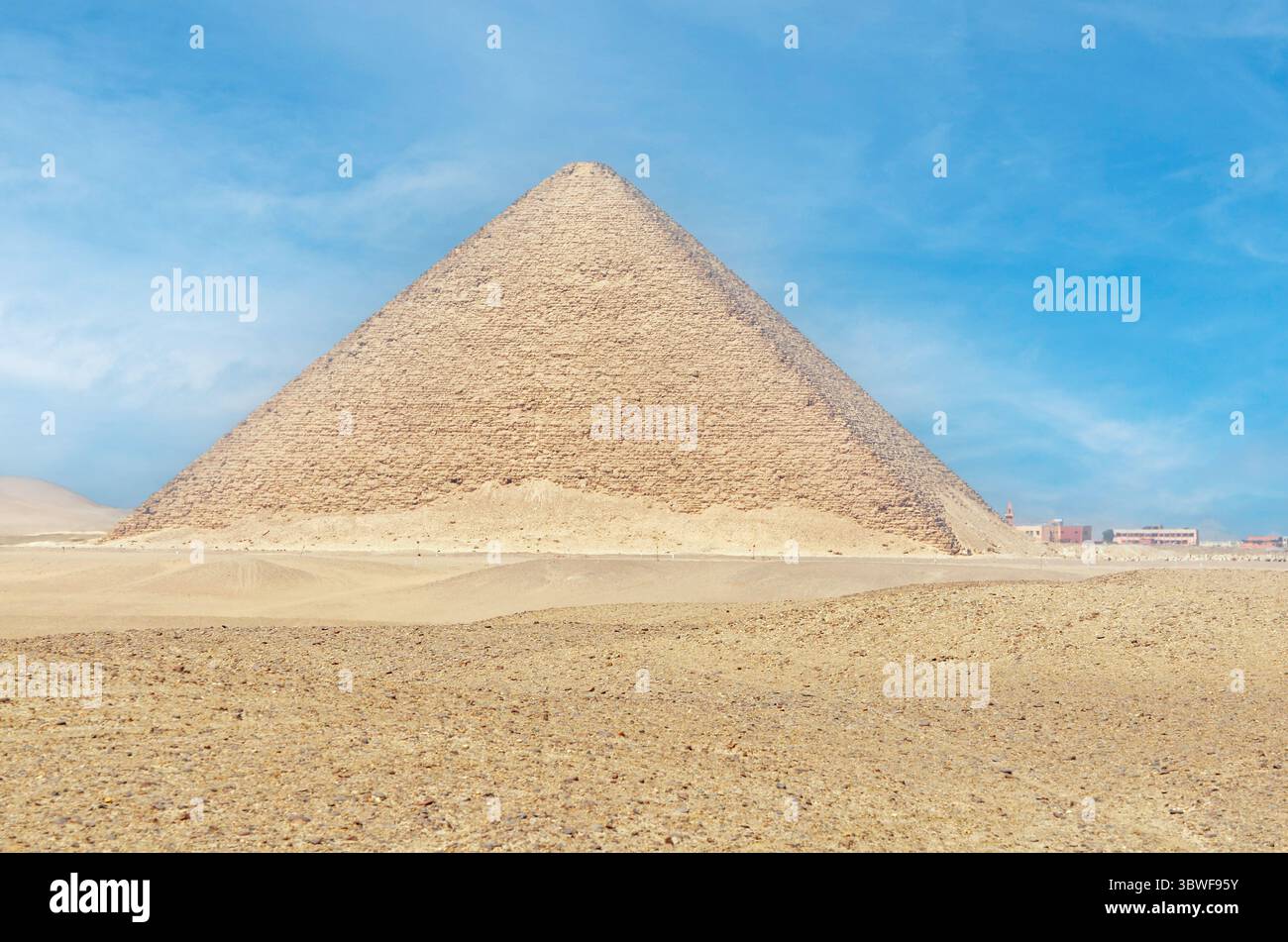 The Red Pyramid, also called the North Pyramid the largest of the ...