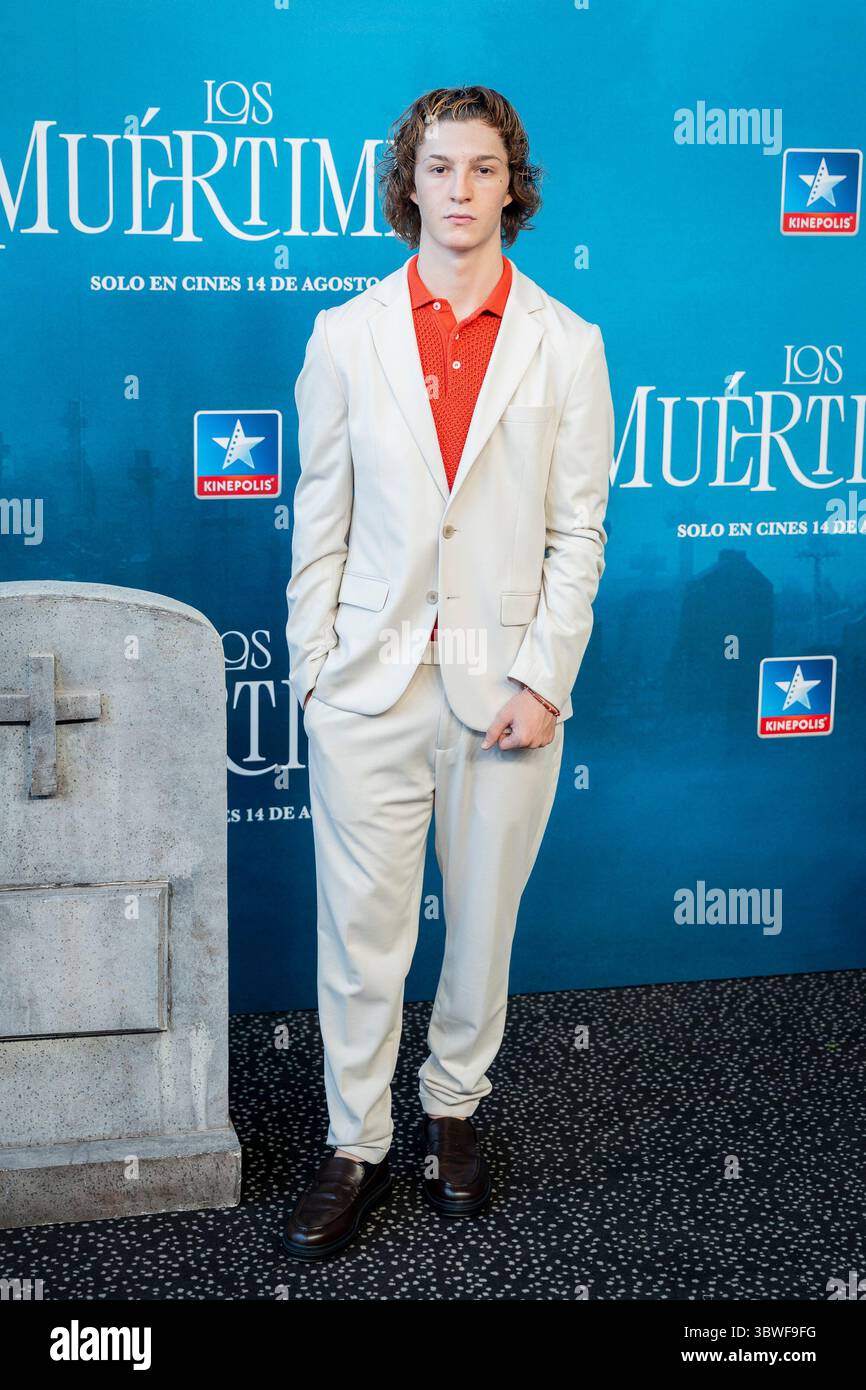 Adrian Checa attends to 'Los Muertimer' Premiere at Kinepolis on July ...