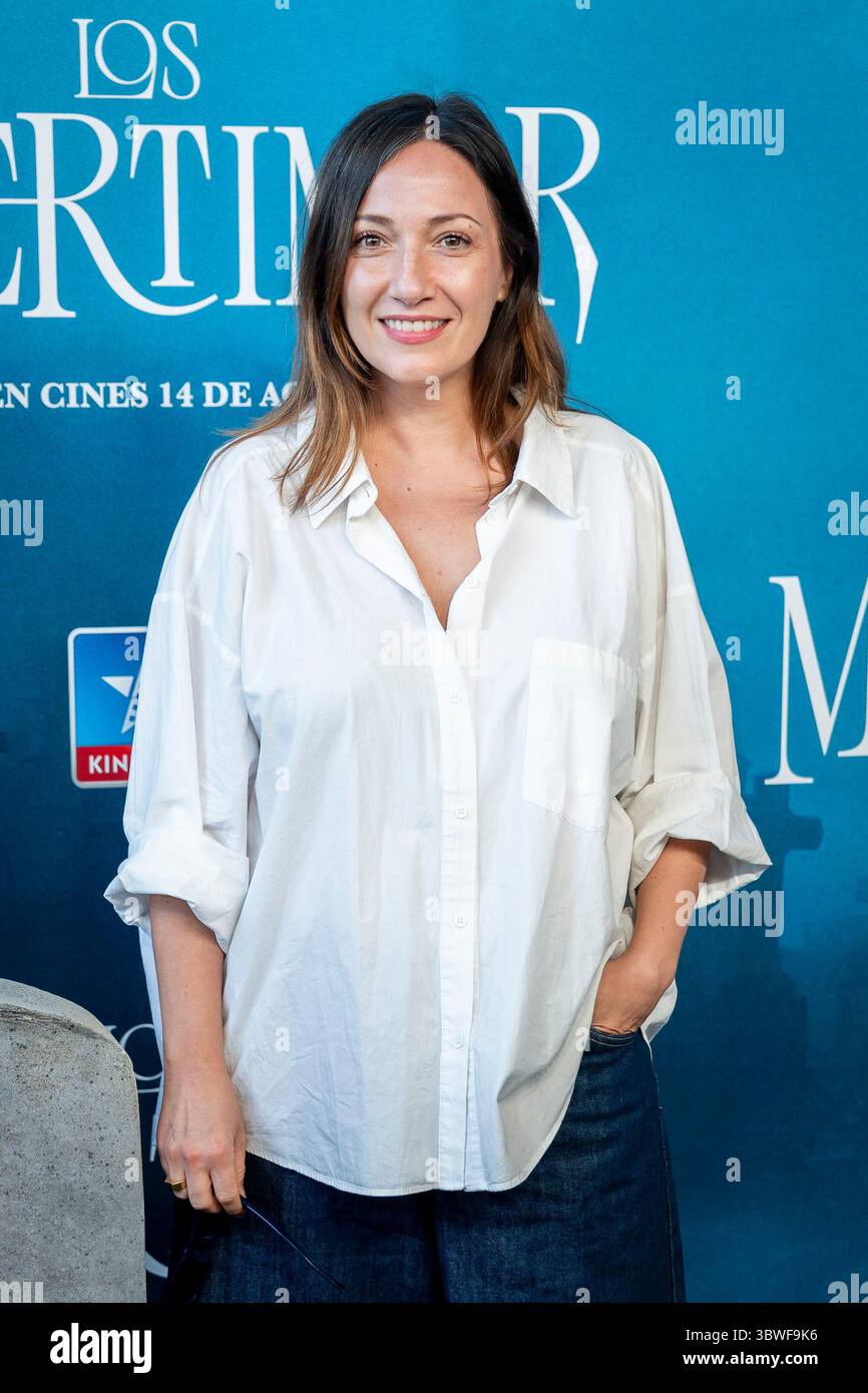 Olaya Caldera attends to 'Los Muertimer' Premiere at Kinepolis on July ...