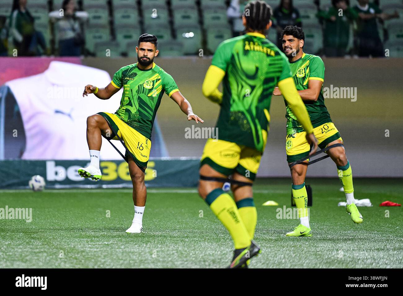SãO PAULO, SP - 16.07.2025: PALMEIRAS X MIRASSOL - Mirassol team during ...