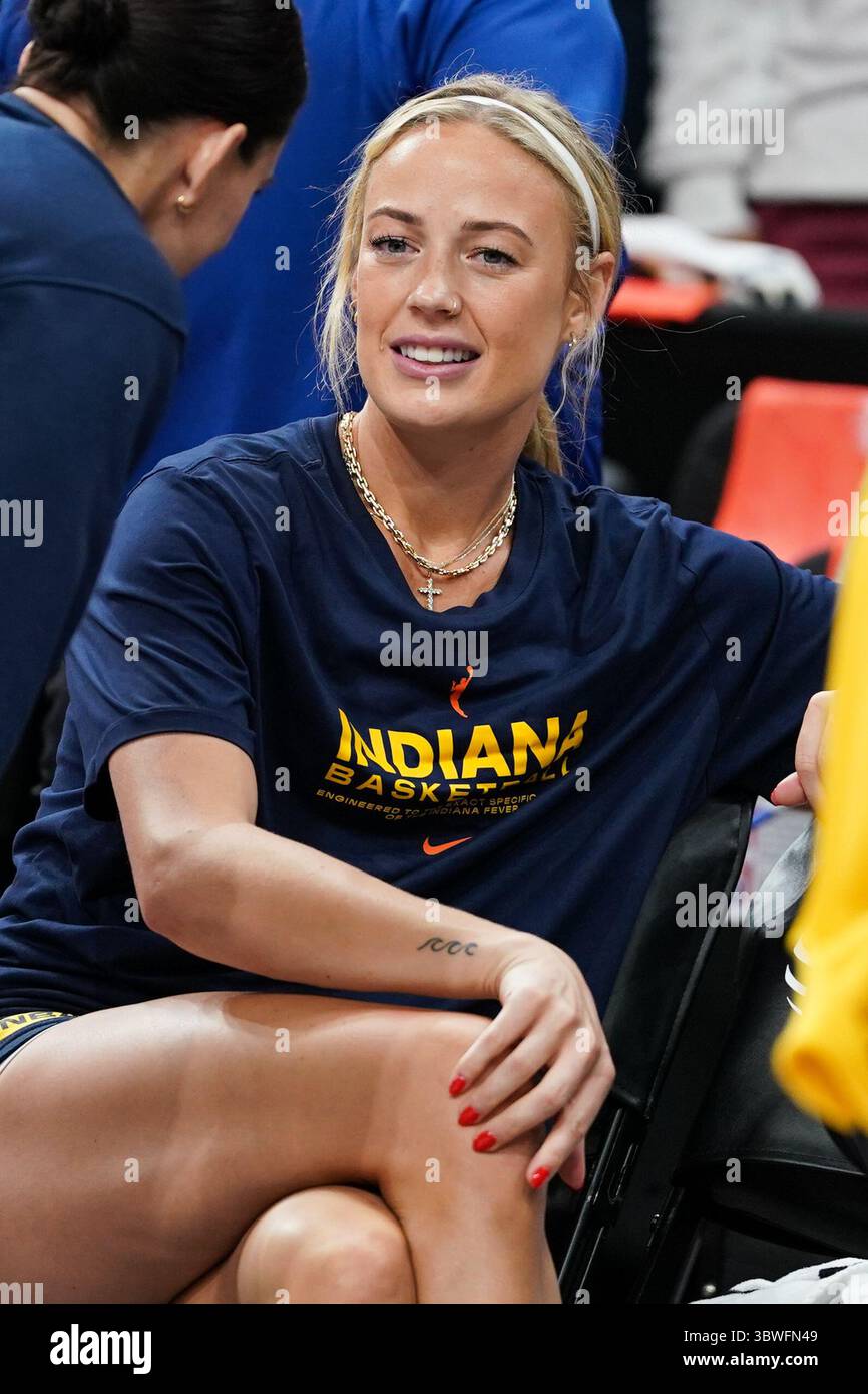 Boston, Massachusetts, USA. 15th July, 2025. Indiana Fever guard Sophie ...