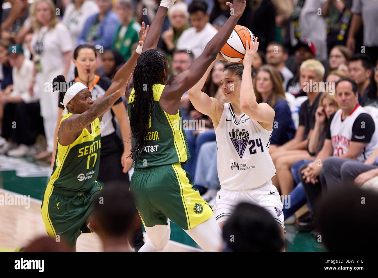 July 16, 2025, Seattle, Washington, USA: Seattle Storm's CECILIA ...
