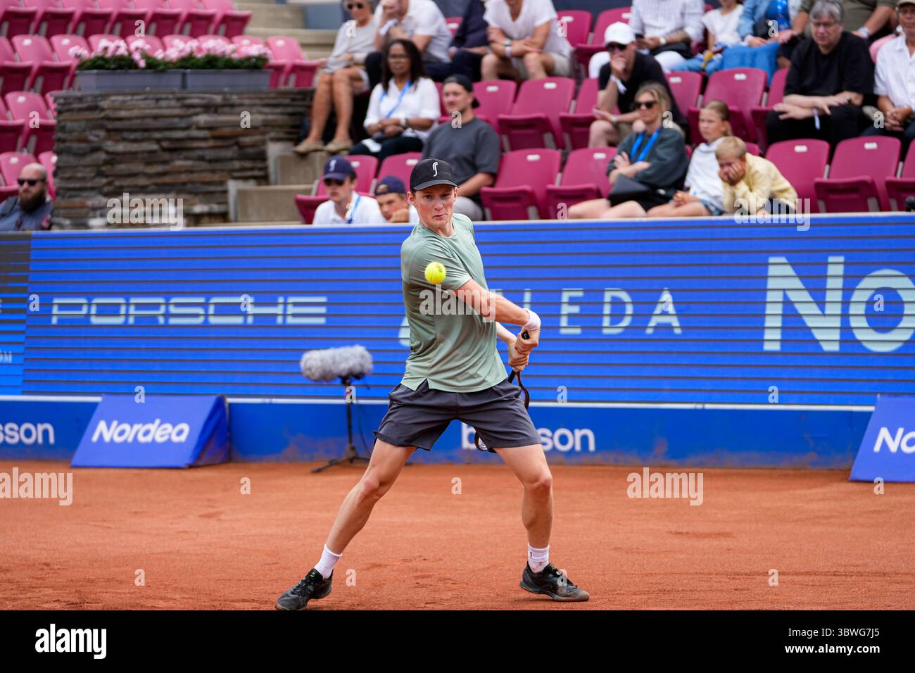 First round of the Nordea open. Elmer Moller Credit: Daniel Bengtsson ...
