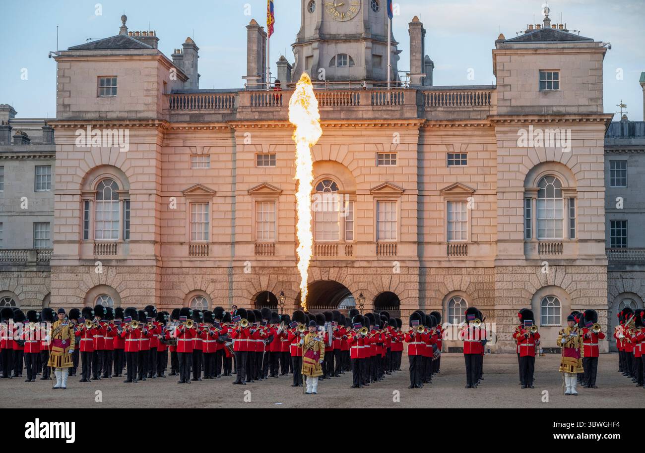 Horse Guards Parade, London, UK. 16th July, 2025. Massed Bands of The ...