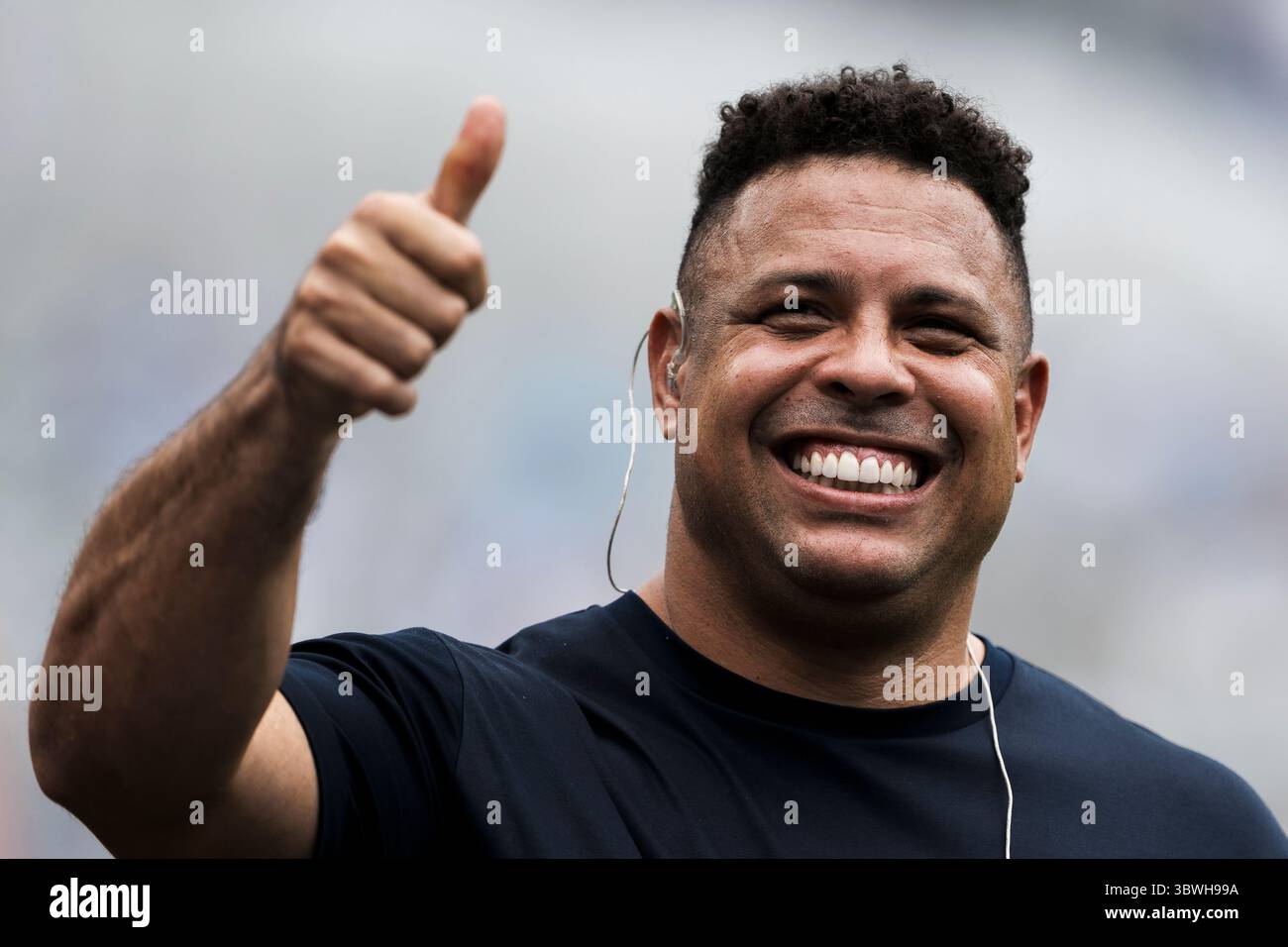 Ronaldo Luis Nazario de Lima gestures prior to the FIFA Club World Cup ...