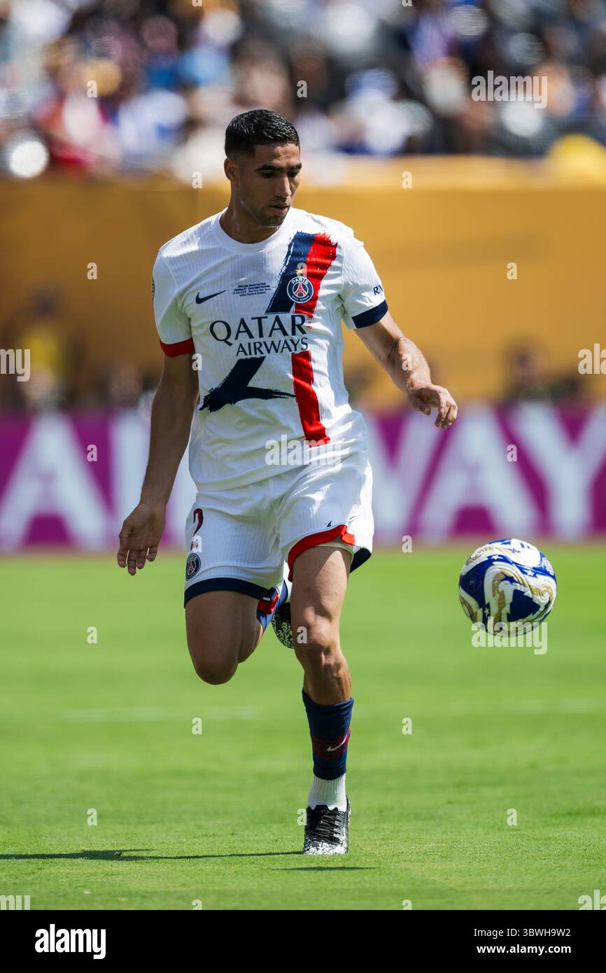 Achraf Hakimi of Paris Saint-Germain FC in action during the FIFA Club ...