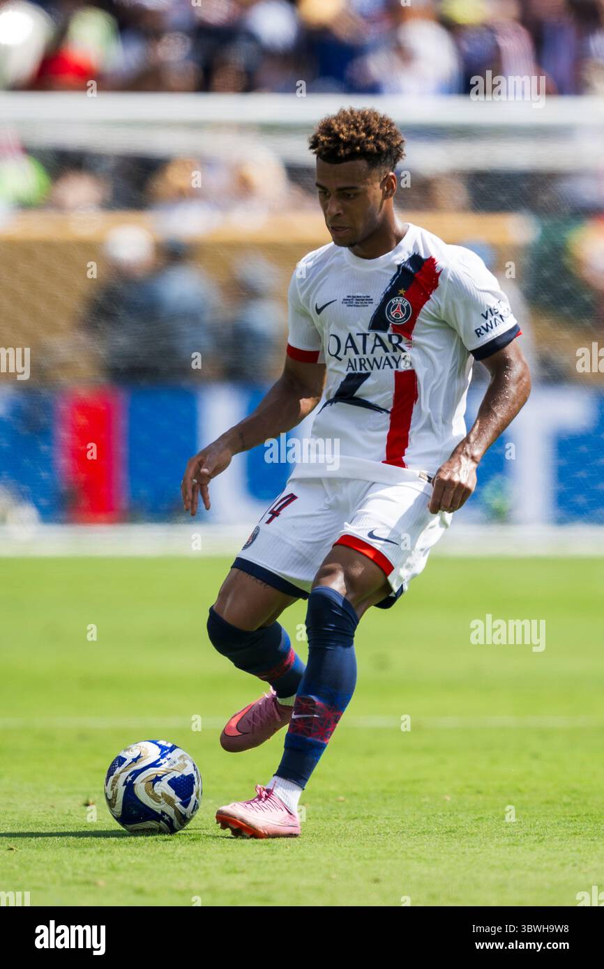 Desire Doue of Paris Saint-Germain FC in action during the FIFA Club ...