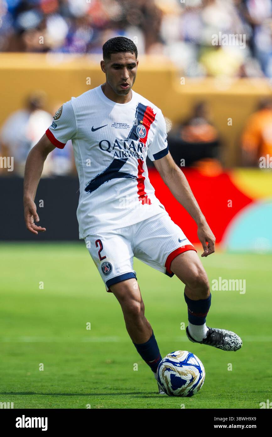 Achraf Hakimi of Paris Saint-Germain FC in action during the FIFA Club ...
