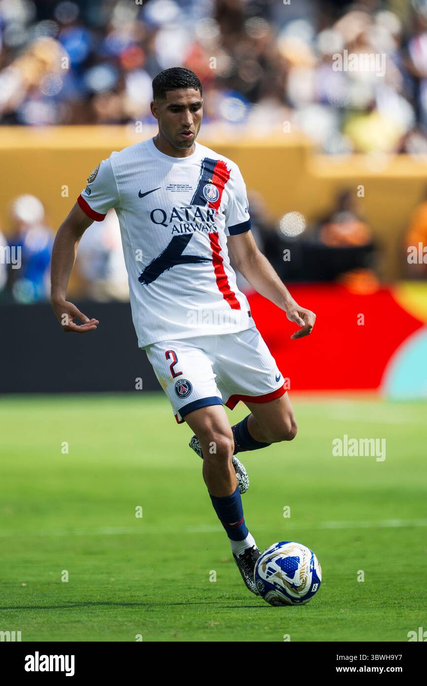 Achraf Hakimi of Paris Saint-Germain FC in action during the FIFA Club ...