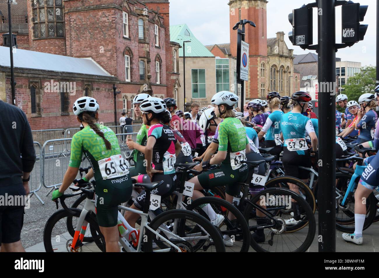 British Cycling Grand Prix, Sheffield city centre England UK 2025 Cycle ...