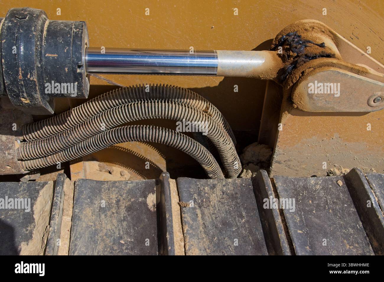 Hydraulic system on excavator hi-res stock photography and images - Alamy