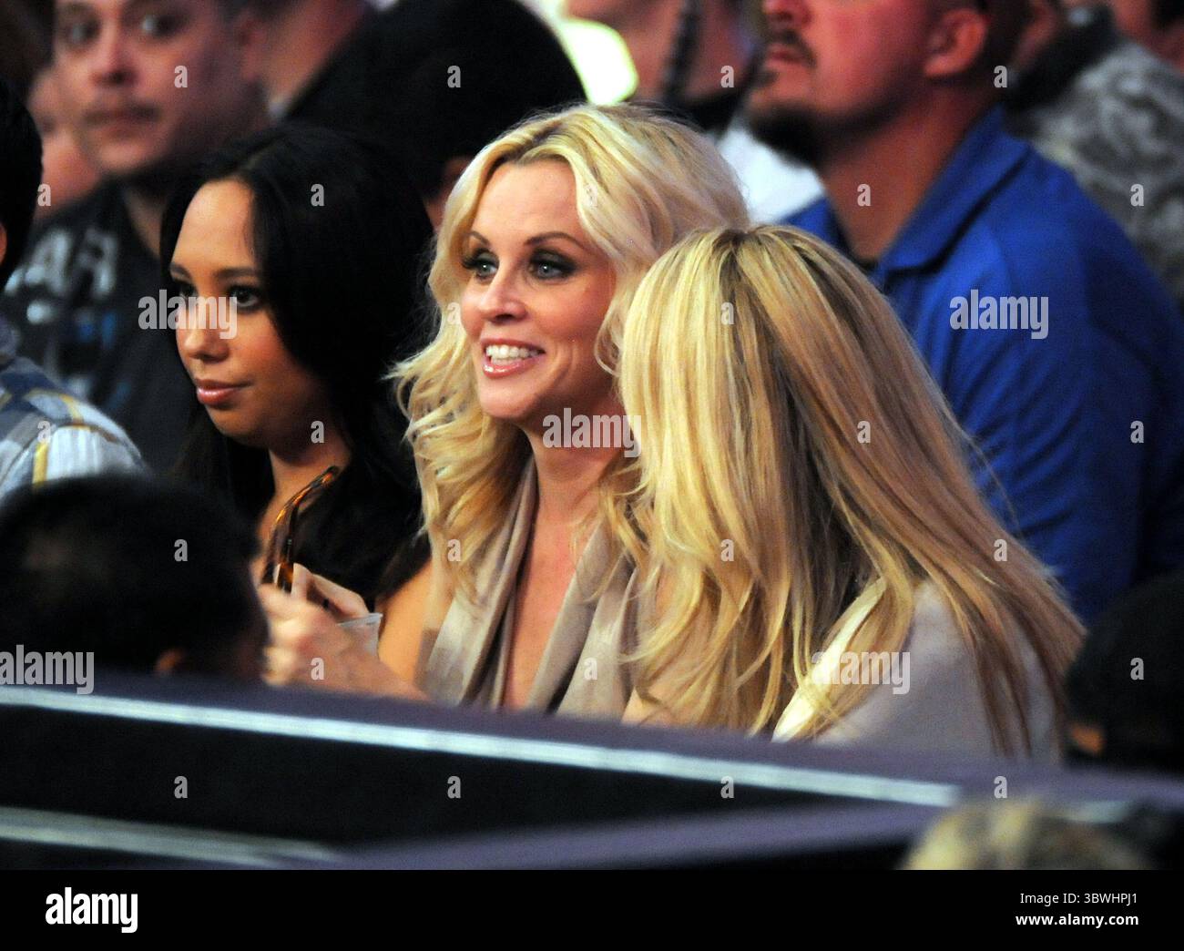 Actress Jenny McCarthy pictured attending WWE SummerSlam at the Staples ...