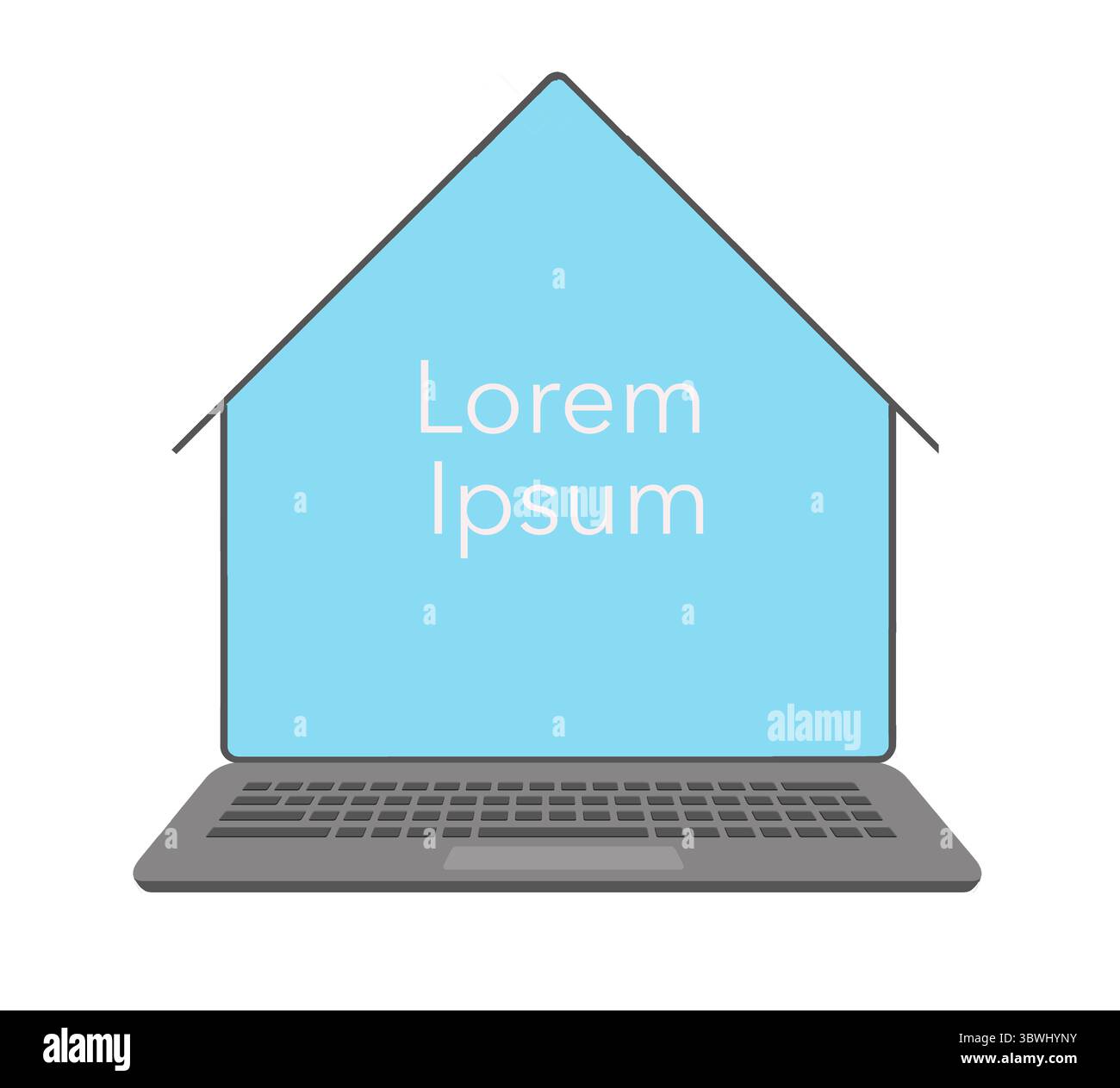 Laptop screen like icon Cut Out Stock Images & Pictures - Alamy