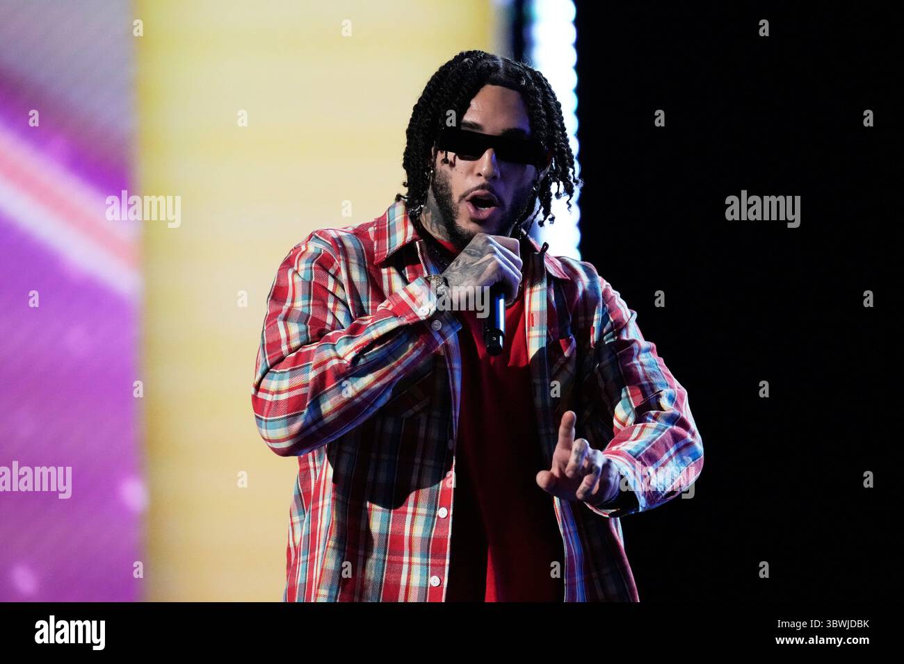 GELO performs at the ESPY Awards at the Dolby Theatre in Los Angeles ...