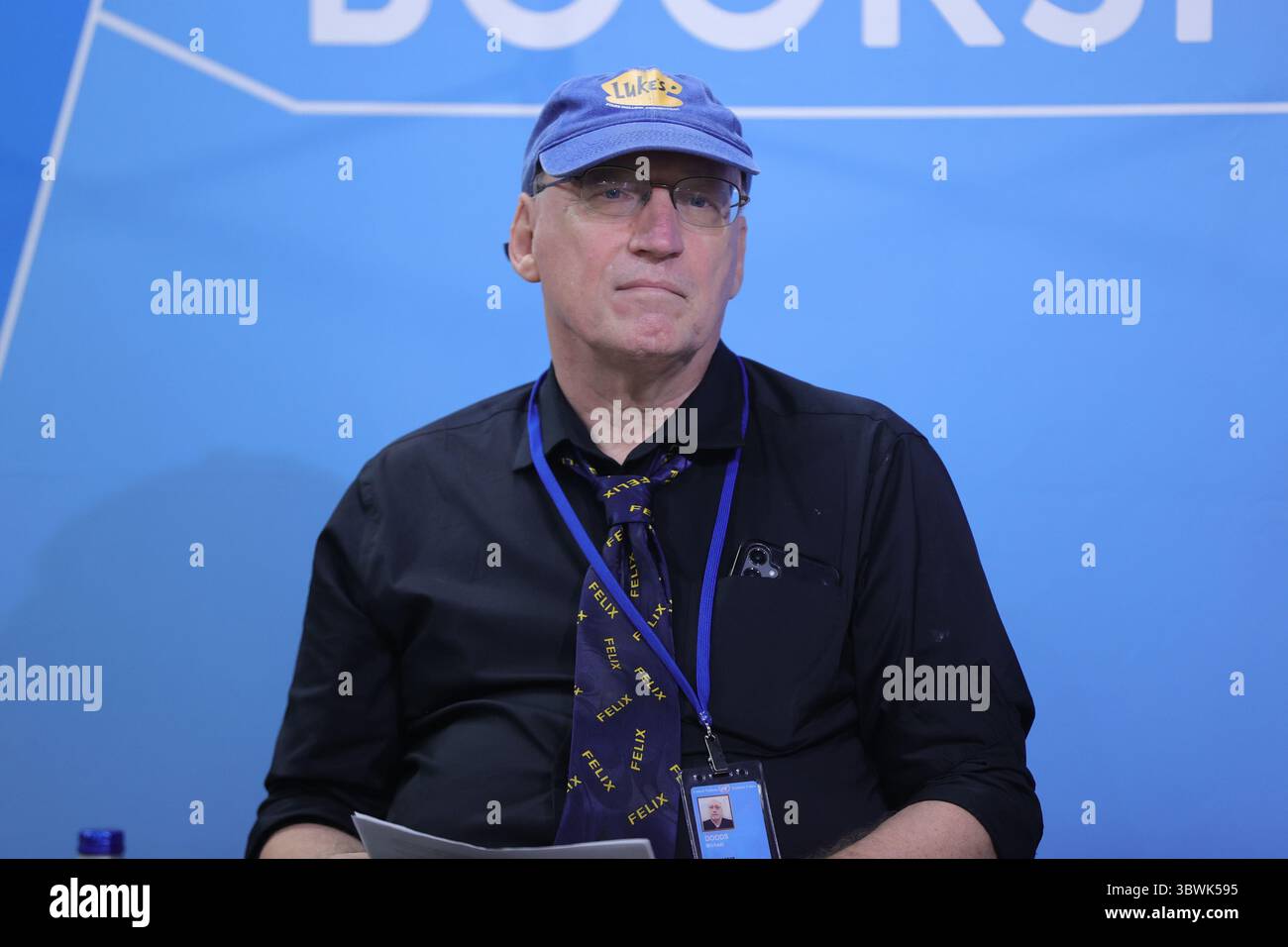 CAPTION: NEW YORK, NEW YORK - JULY 17, 2025: Authors Felix Dodds and ...