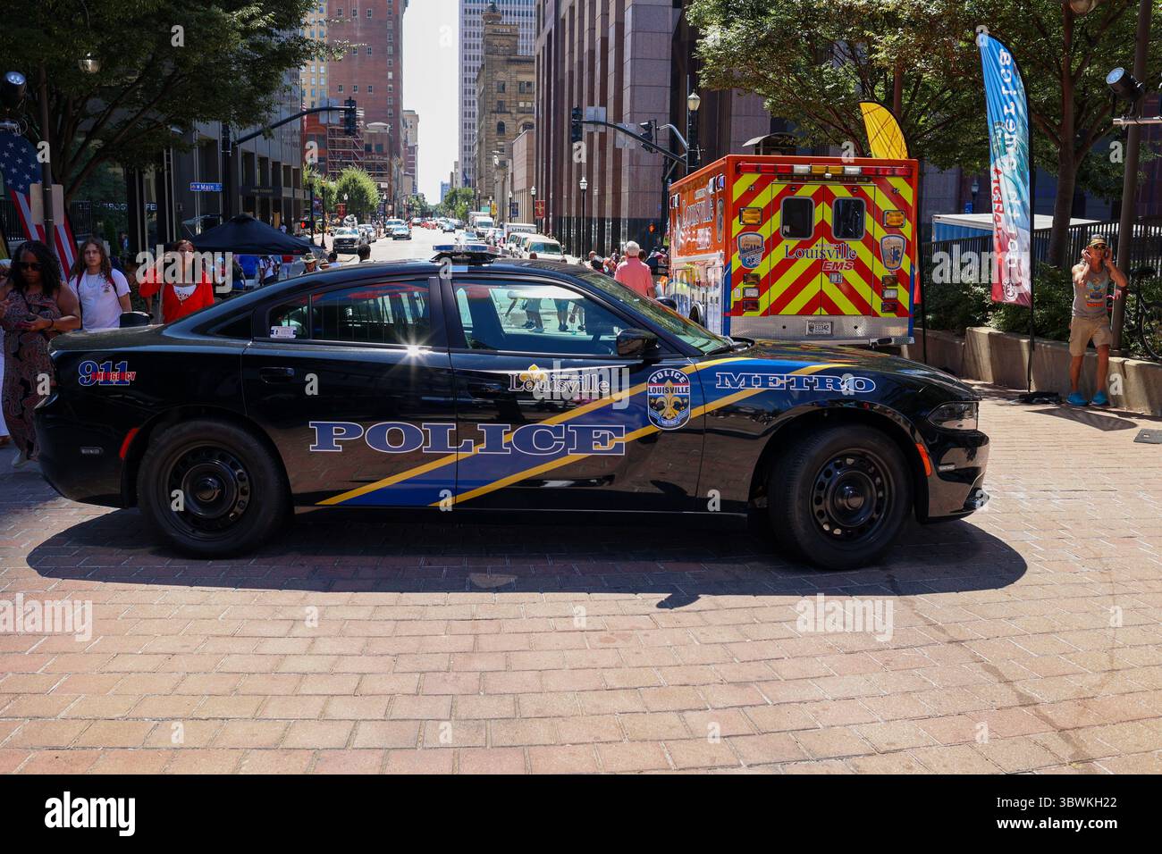 Louisville, Kentucky USA September 2, 2024: A Louisville LMPD police ...