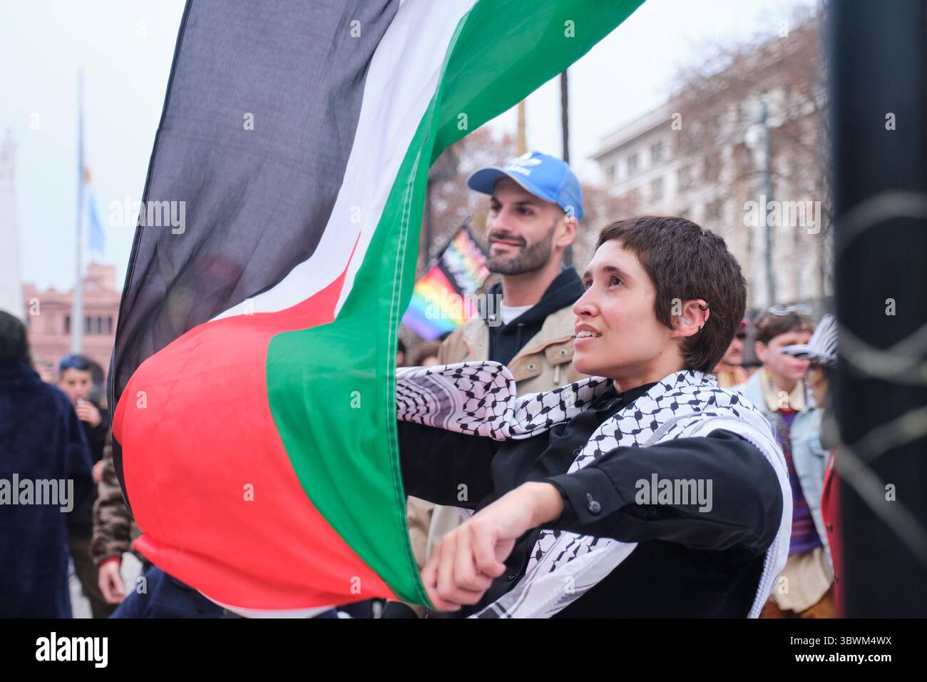 Buenos Aires, Argentina; July 14 2025: Day of non-binary visibility ...