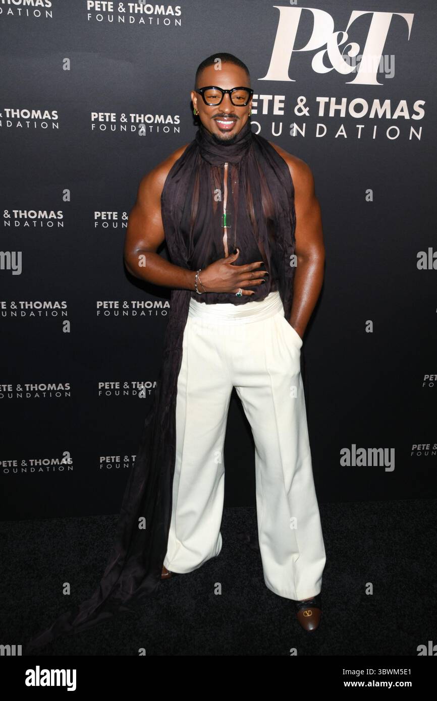 LaQuan Smith attends the Inaugural Pete & Thomas Foundation Gala at ...