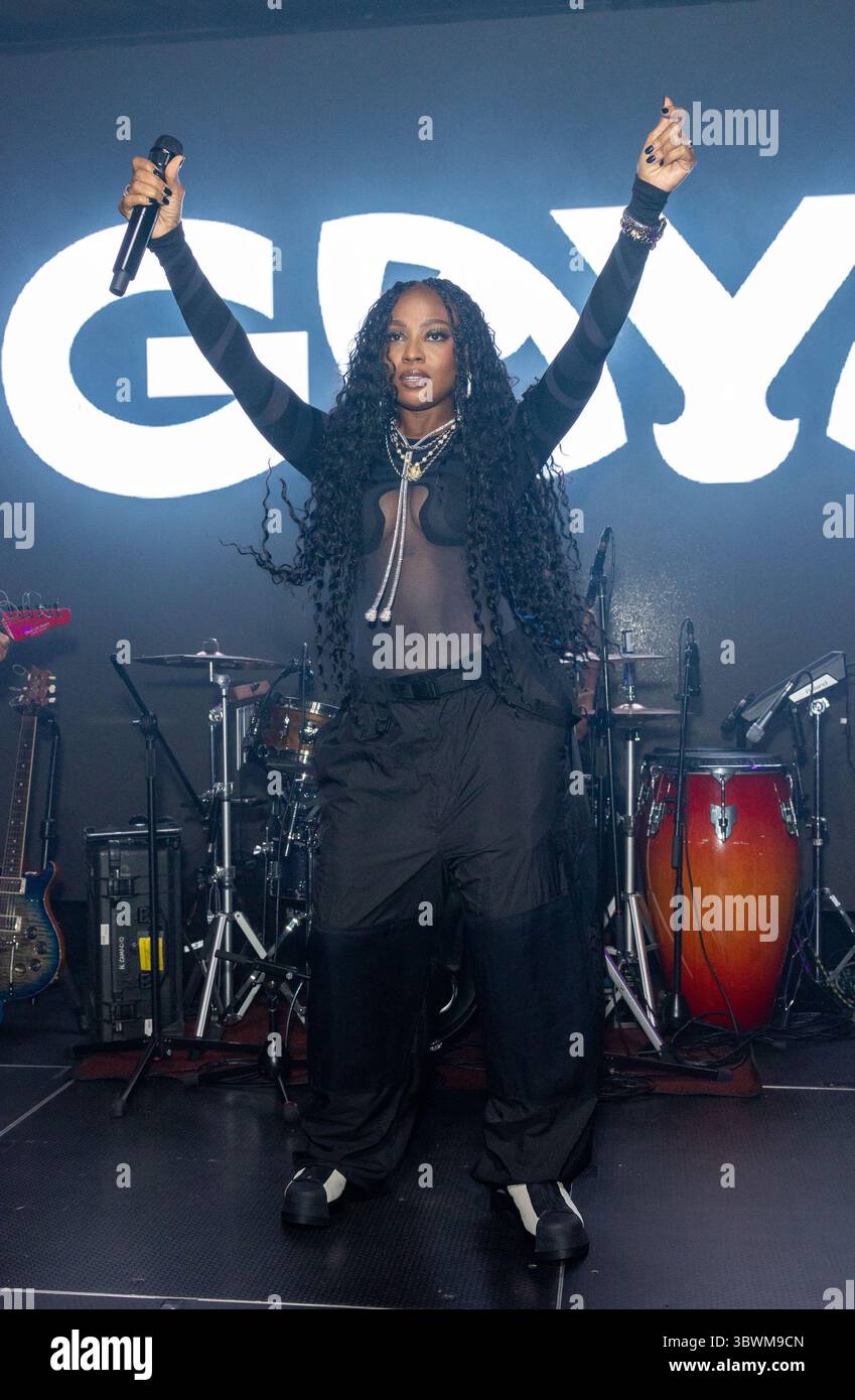 MIAMI, FL - JULY 16: Singer GOYO performs during the “Pantera” GOYO ...