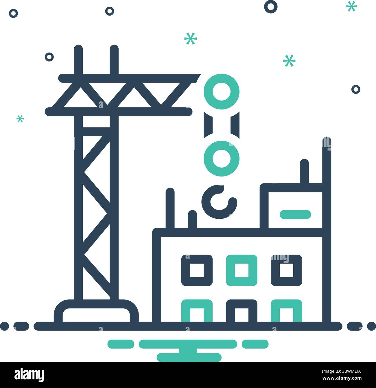 Construction in progress new Stock Vector Images - Alamy