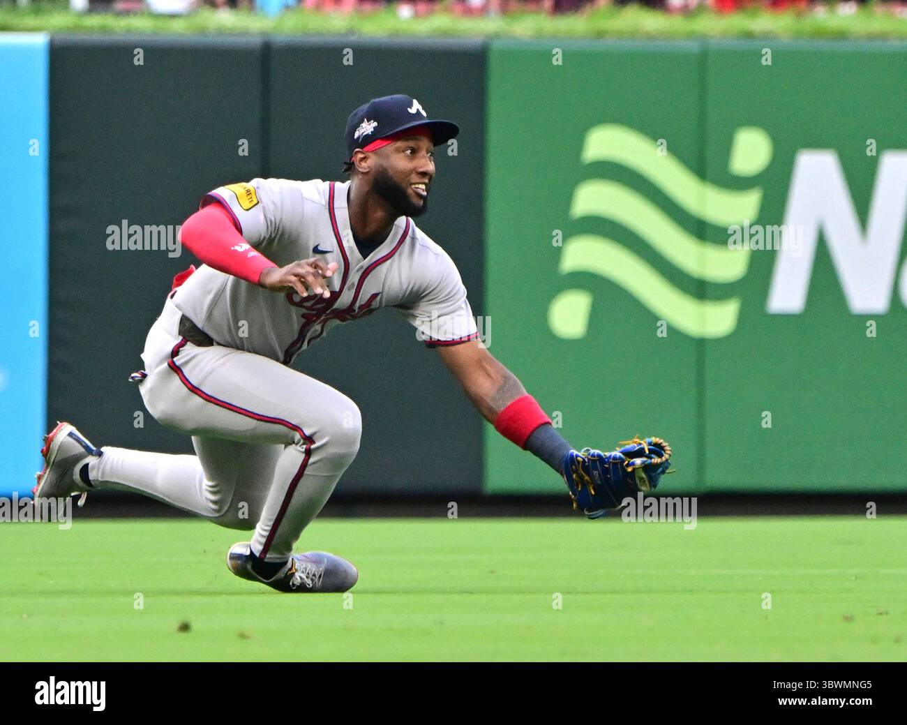 ST. LOUIS, MO - JUL 13: Atlanta Braves left fielder Jurickson Profar (7 ...