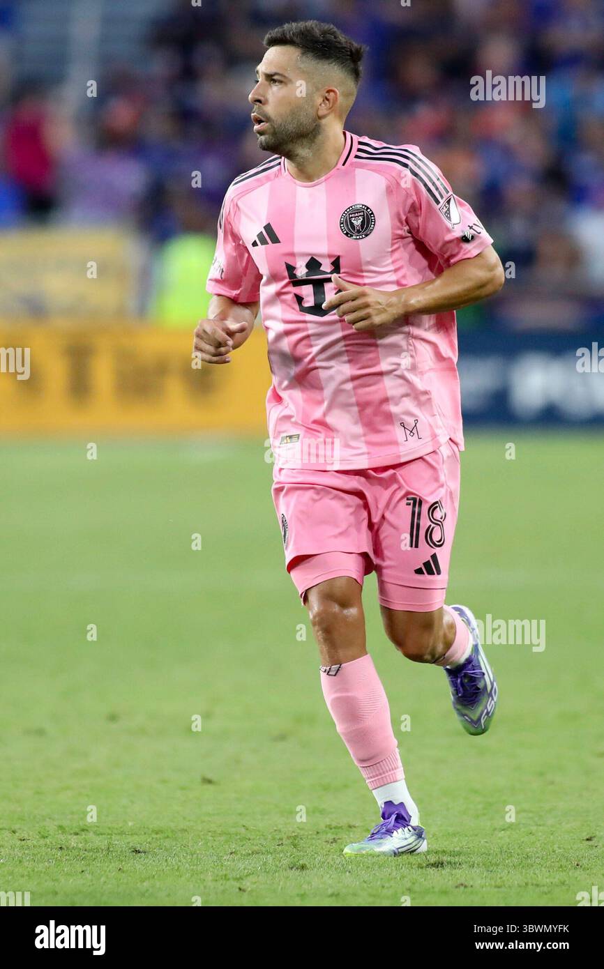 July 16, 2025: Inter Miami CF's Jordi Alba during an MLS soccer game ...