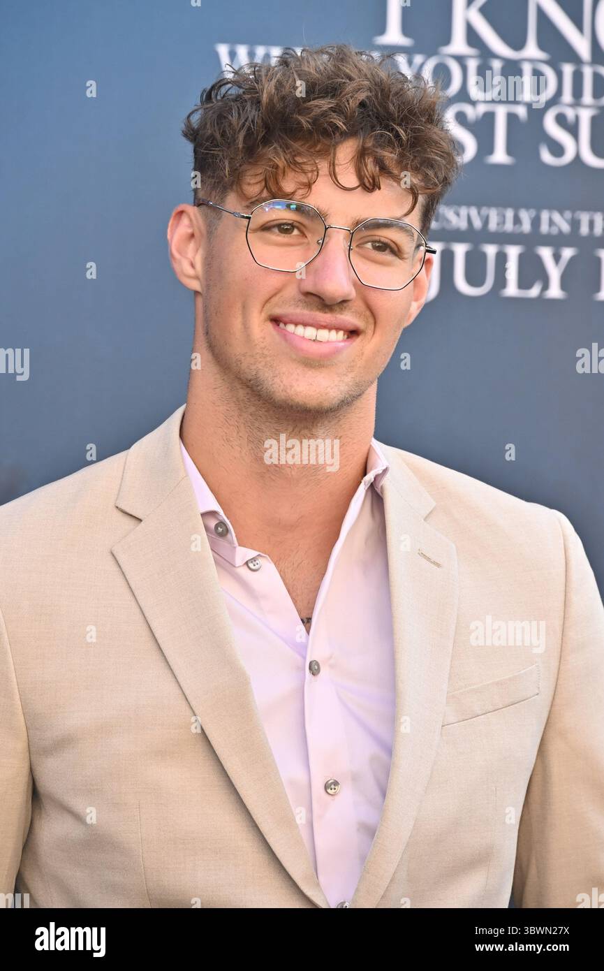 Los Angeles, CA USA - July 14, 2025: Logan Paulsen attends the I Know ...